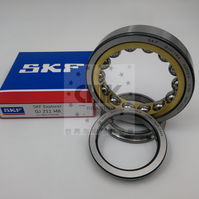 SKF QJ 208 MA QJ208 N2MA QJ208PHAS Angular Contact Ball Bearings - CHIK ...